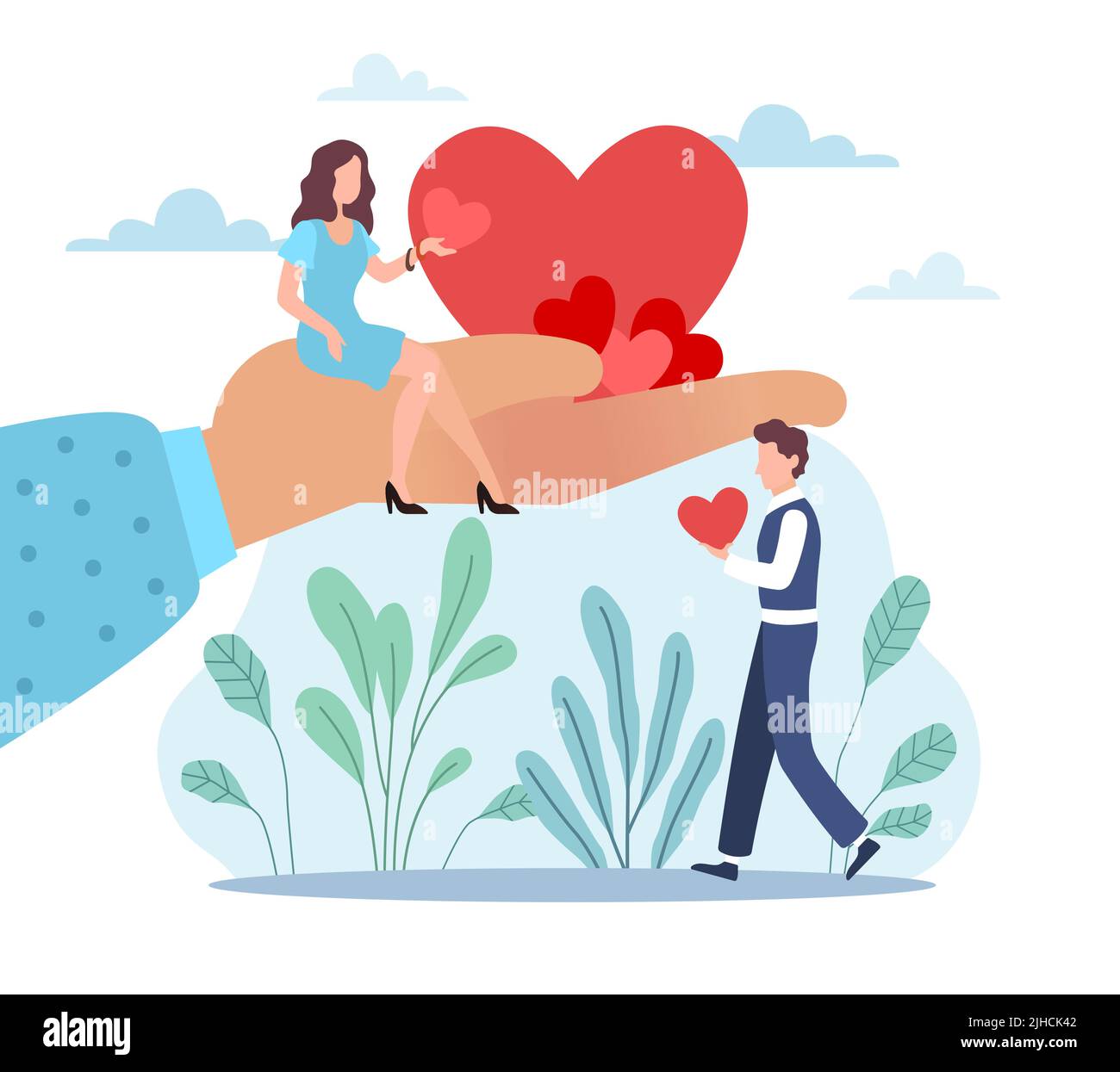 Social altruism Stock Vector Images - Alamy