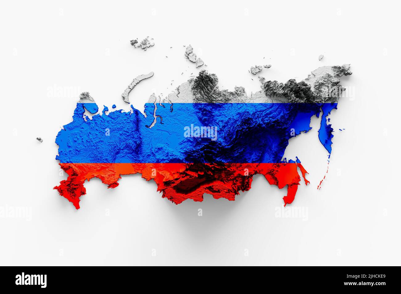 Russian flag map hi-res stock photography and images - Alamy