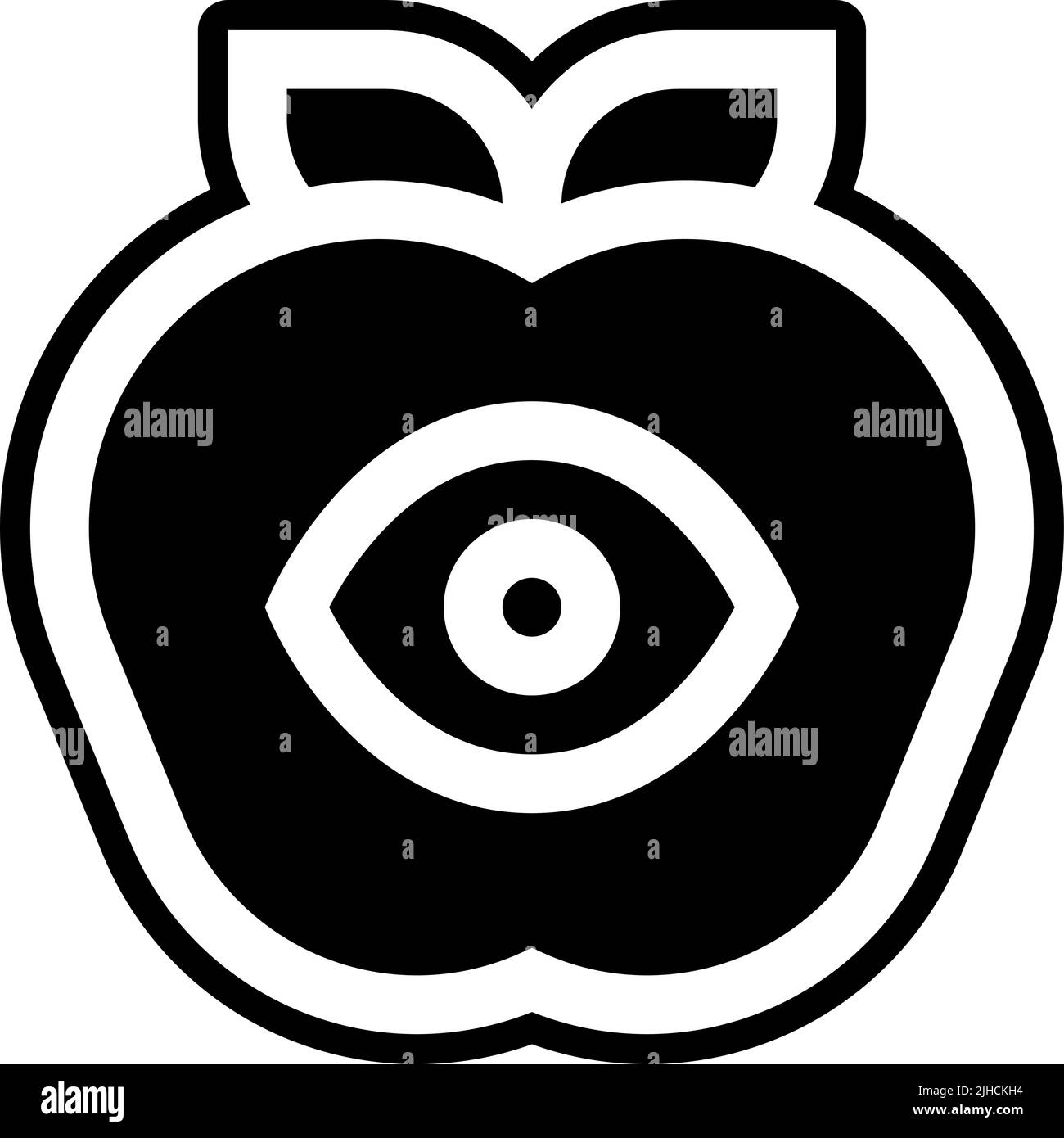Artificial intelligence apple Stock Vector Image & Art - Alamy