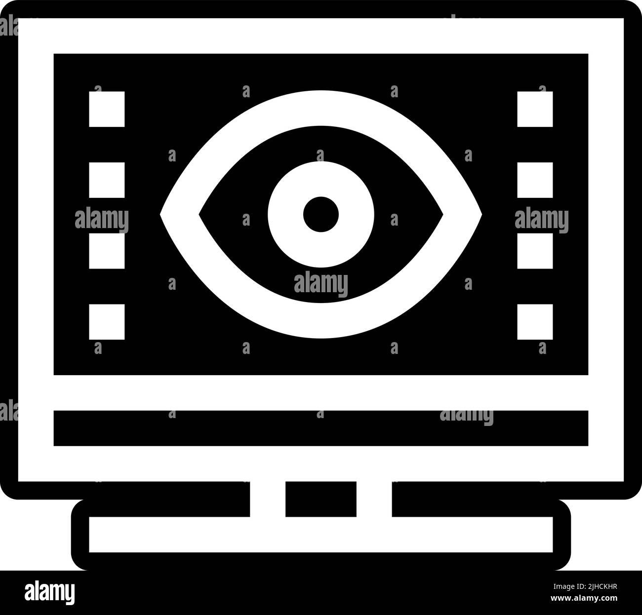 Visual artificial intelligence network Black and White Stock Photos ...