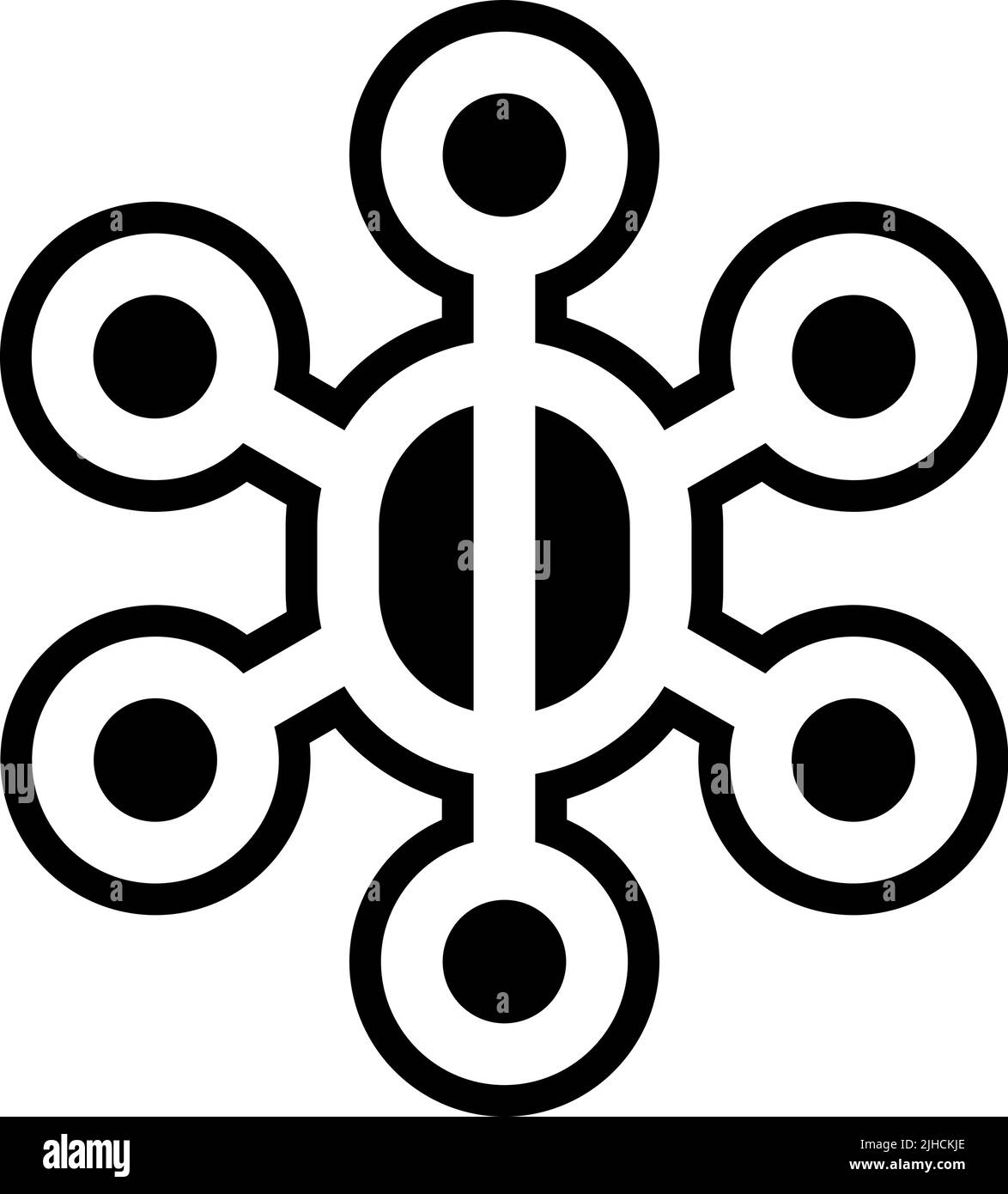 Artificial intelligence network Stock Vector Image & Art - Alamy