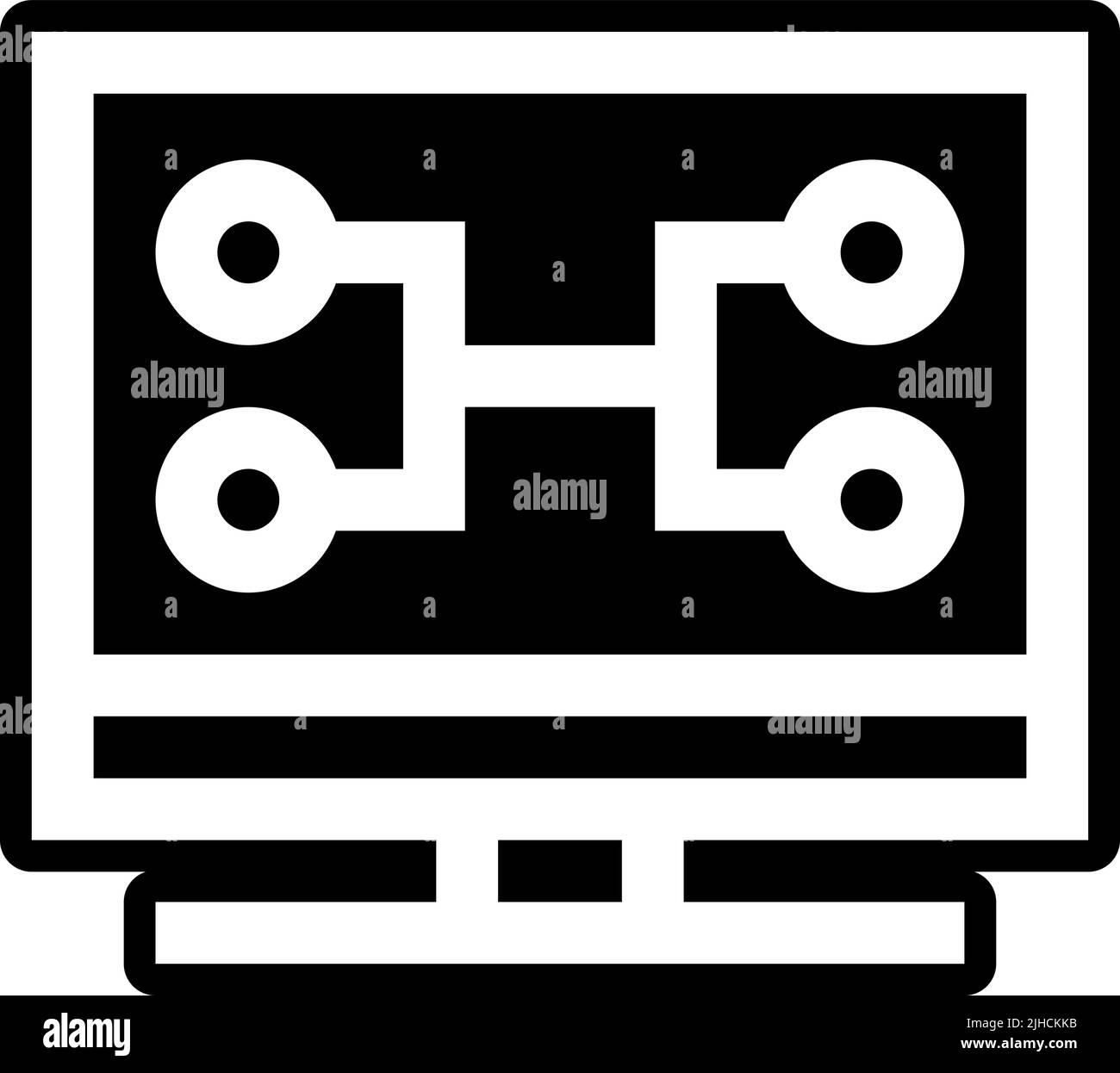 Artificial intelligence computer Stock Vector Image & Art - Alamy