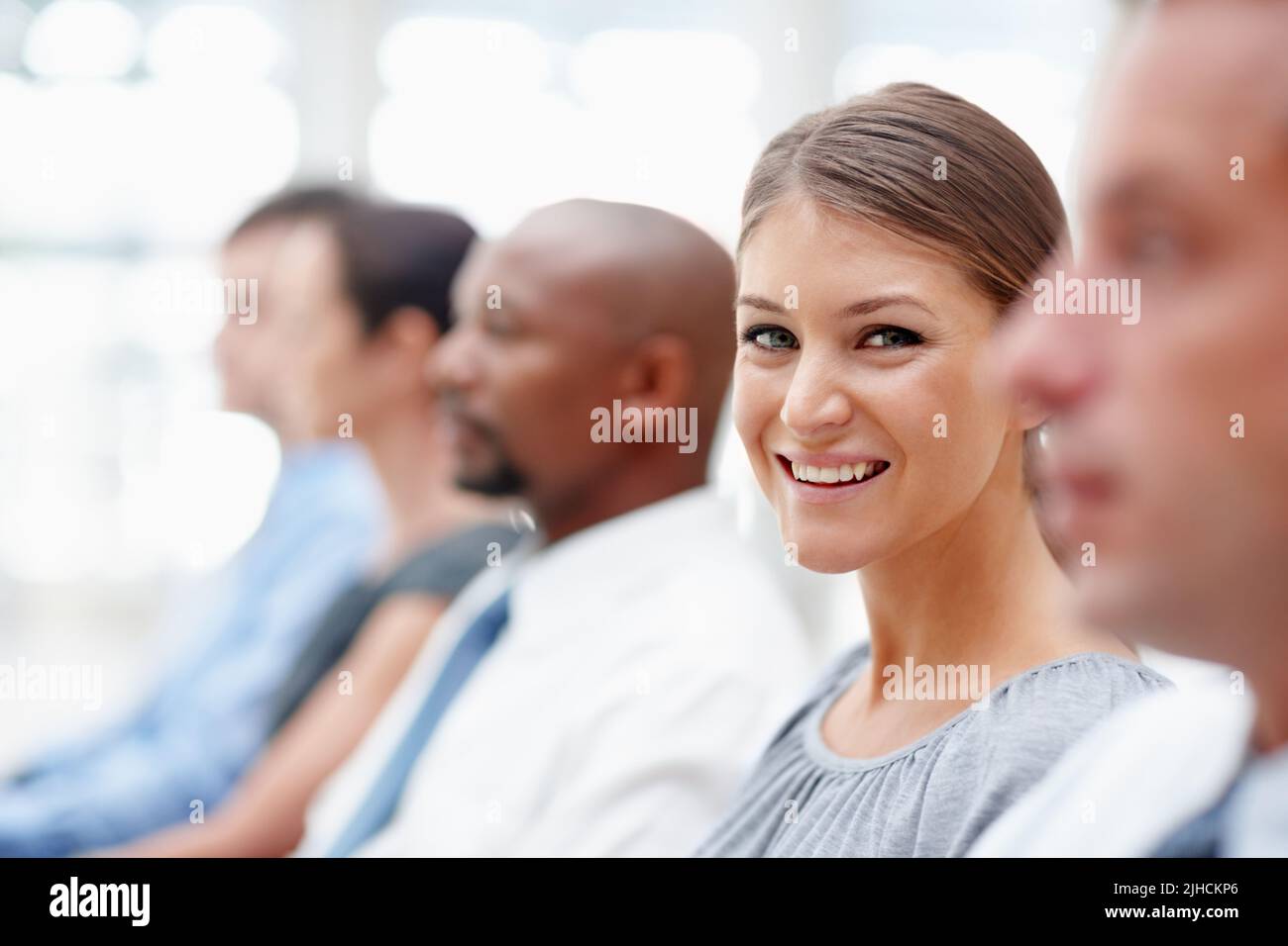 People attending seminar hi-res stock photography and images - Alamy