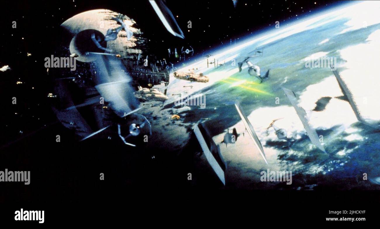 TIE FIGHTERS, MILLENNIUM FALCON, DEATH STAR, STAR WARS: EPISODE VI ... TIE FIGHTERS, MILLENNIUM FALCON, DEATH STAR, STAR WARS: EPISODE VI ...