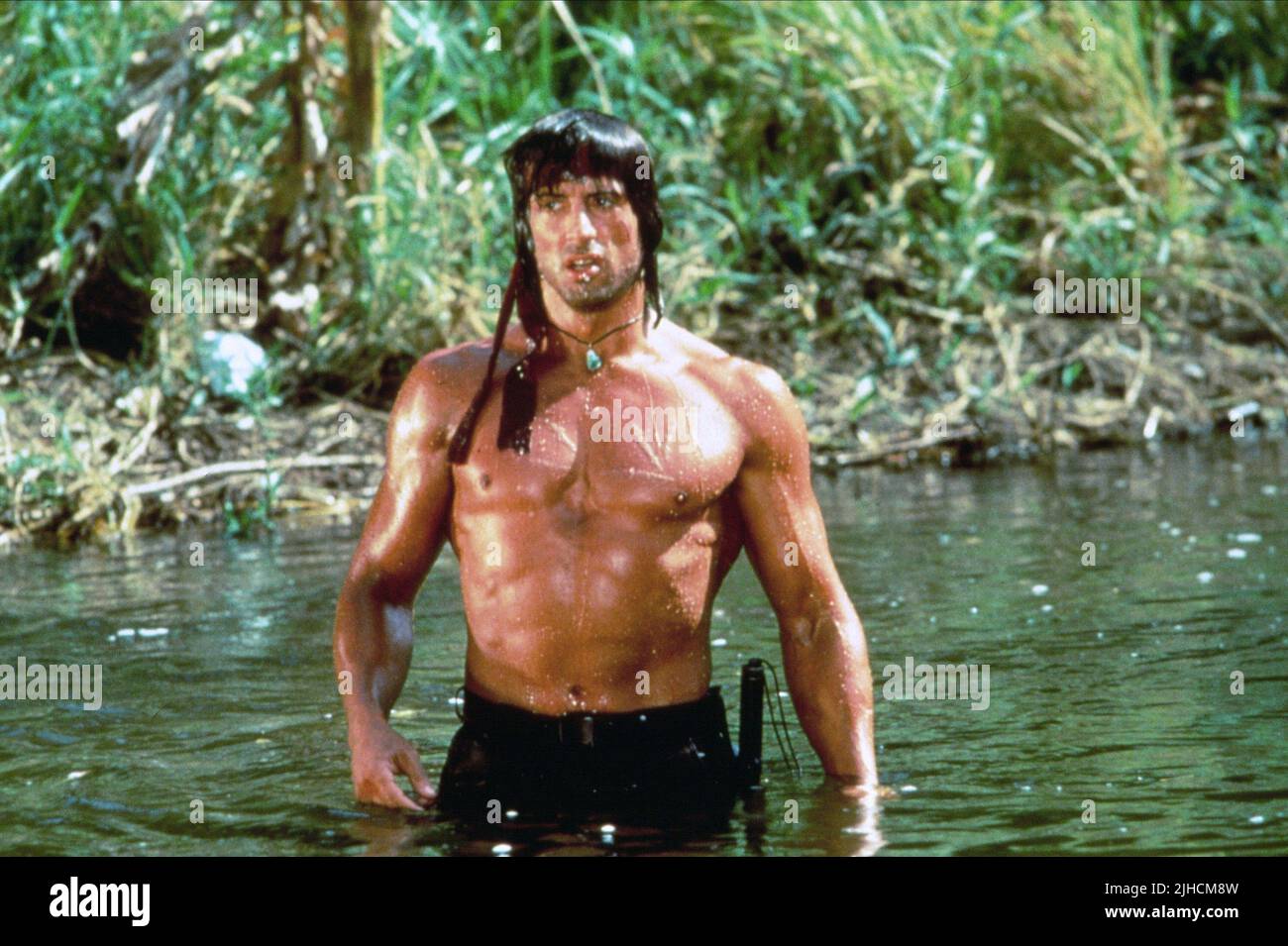 SYLVESTER STALLONE, RAMBO: FIRST BLOOD PART II, 1985 Stock Photo - Alamy