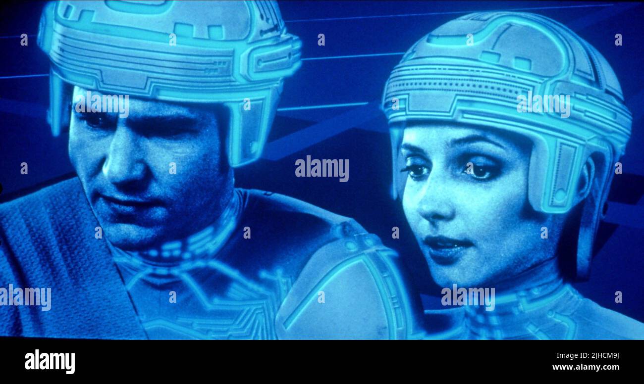 JEFF BRIDGES, CINDY MORGAN, TRON, 1982 Stock Photo - Alamy