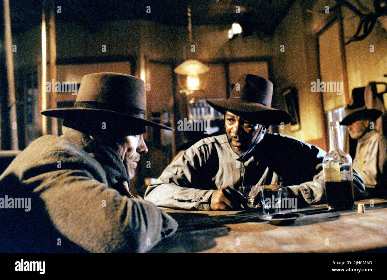 CLINT EASTWOOD, MORGAN FREEMAN, UNFORGIVEN, 1992 Stock Photo - Alamy