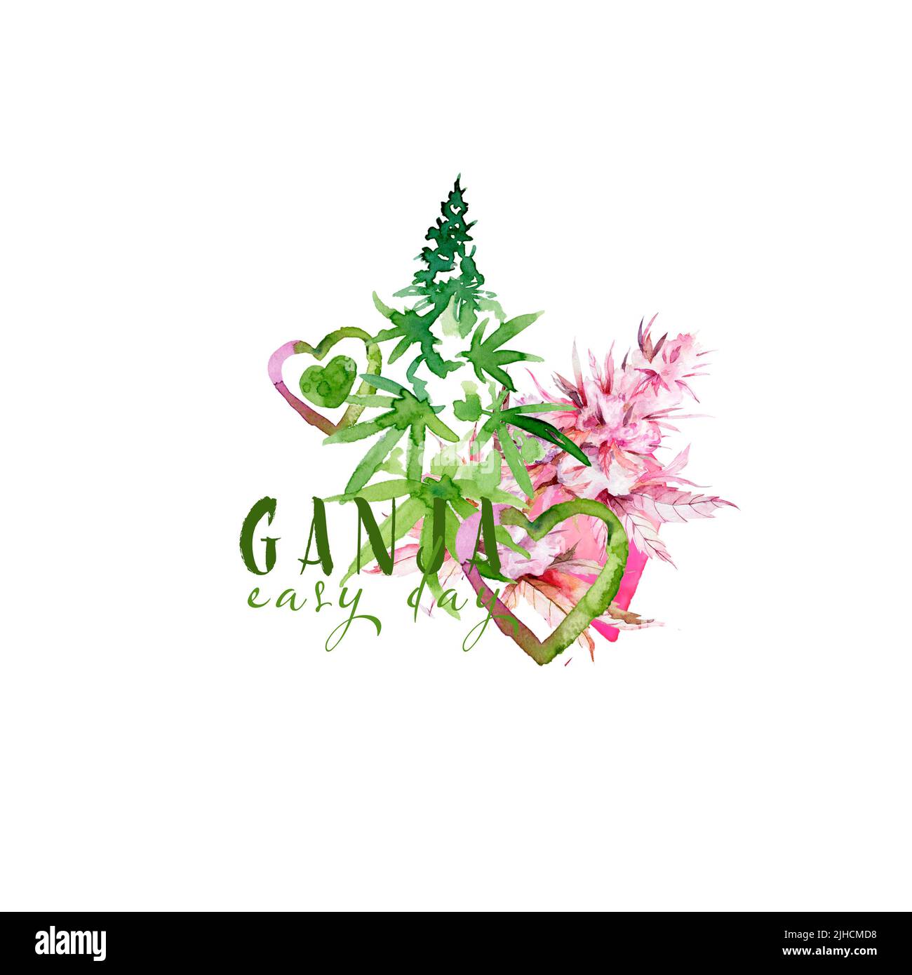 Cannabis leaf clipart Cut Out Stock Images & Pictures - Alamy