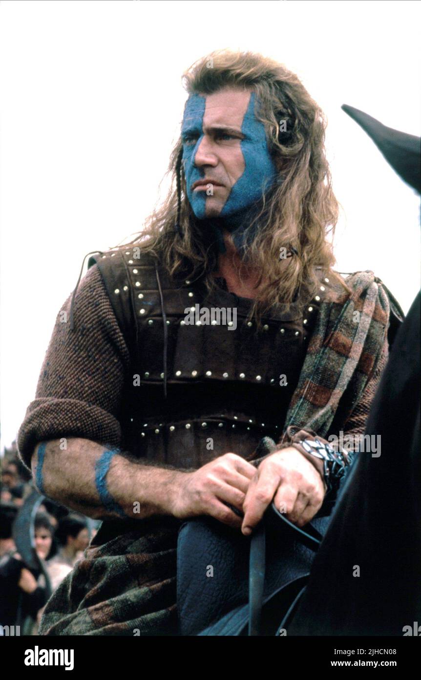 MEL GIBSON, BRAVEHEART, 1995 Stock Photo - Alamy