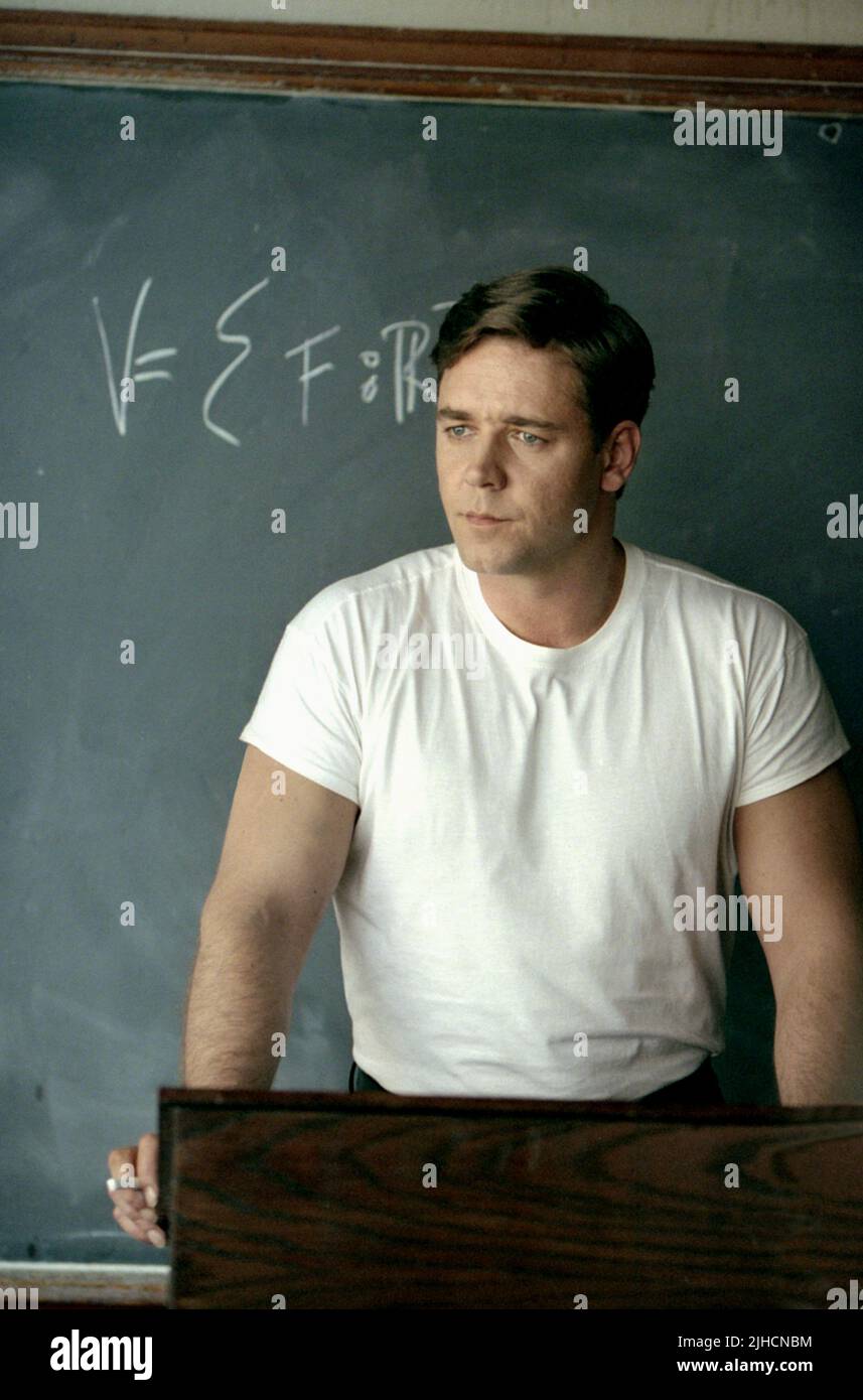 RUSSELL CROWE, A BEAUTIFUL MIND, 2001 Stock Photo - Alamy