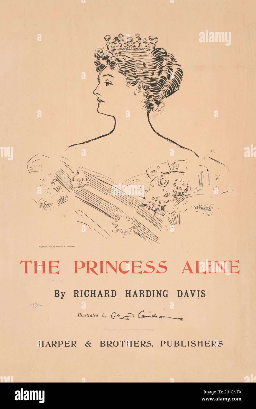Ad for book The Princess Aline by Richard Harding Davis, Illustrated by ...