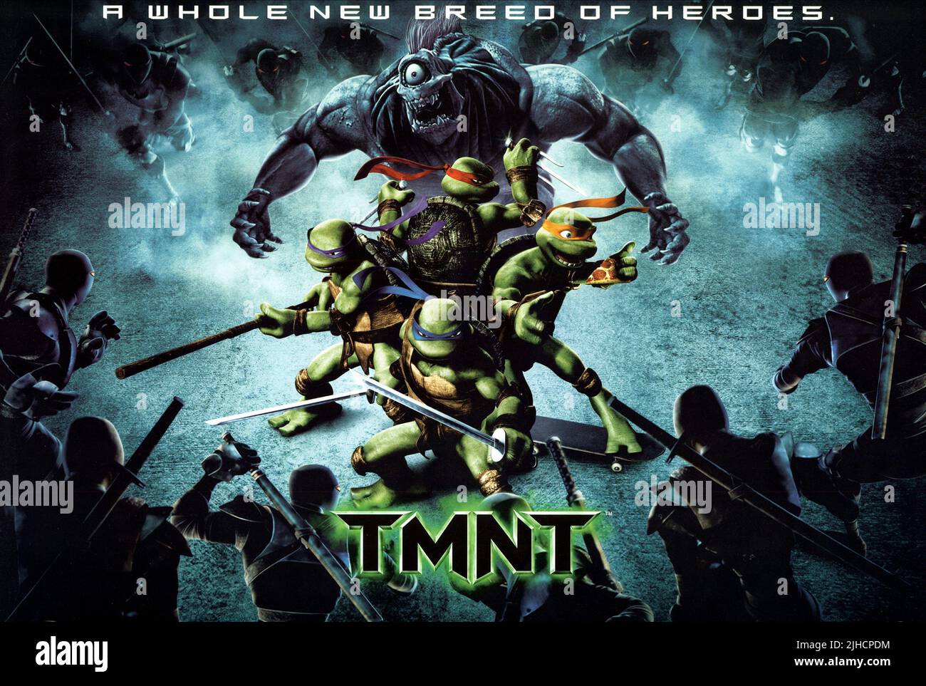 MOVIE POSTER, TMNT, 2007 Stock Photo - Alamy