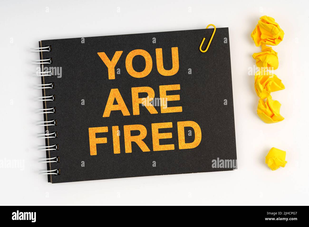 Business concept. On a white background lies a marker, an exclamation ...
