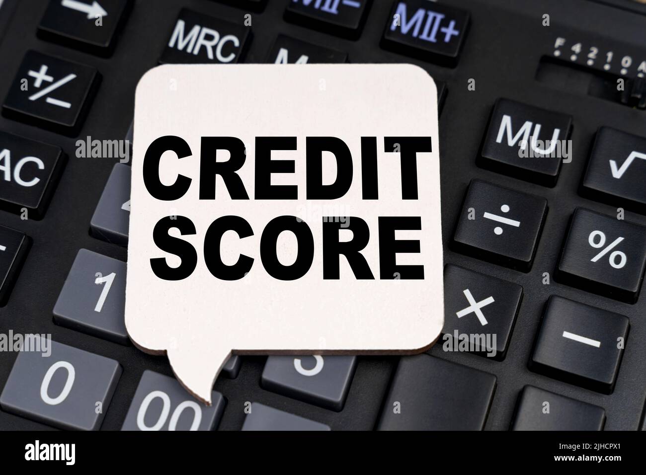 Credit score word hi-res stock photography and images - Alamy