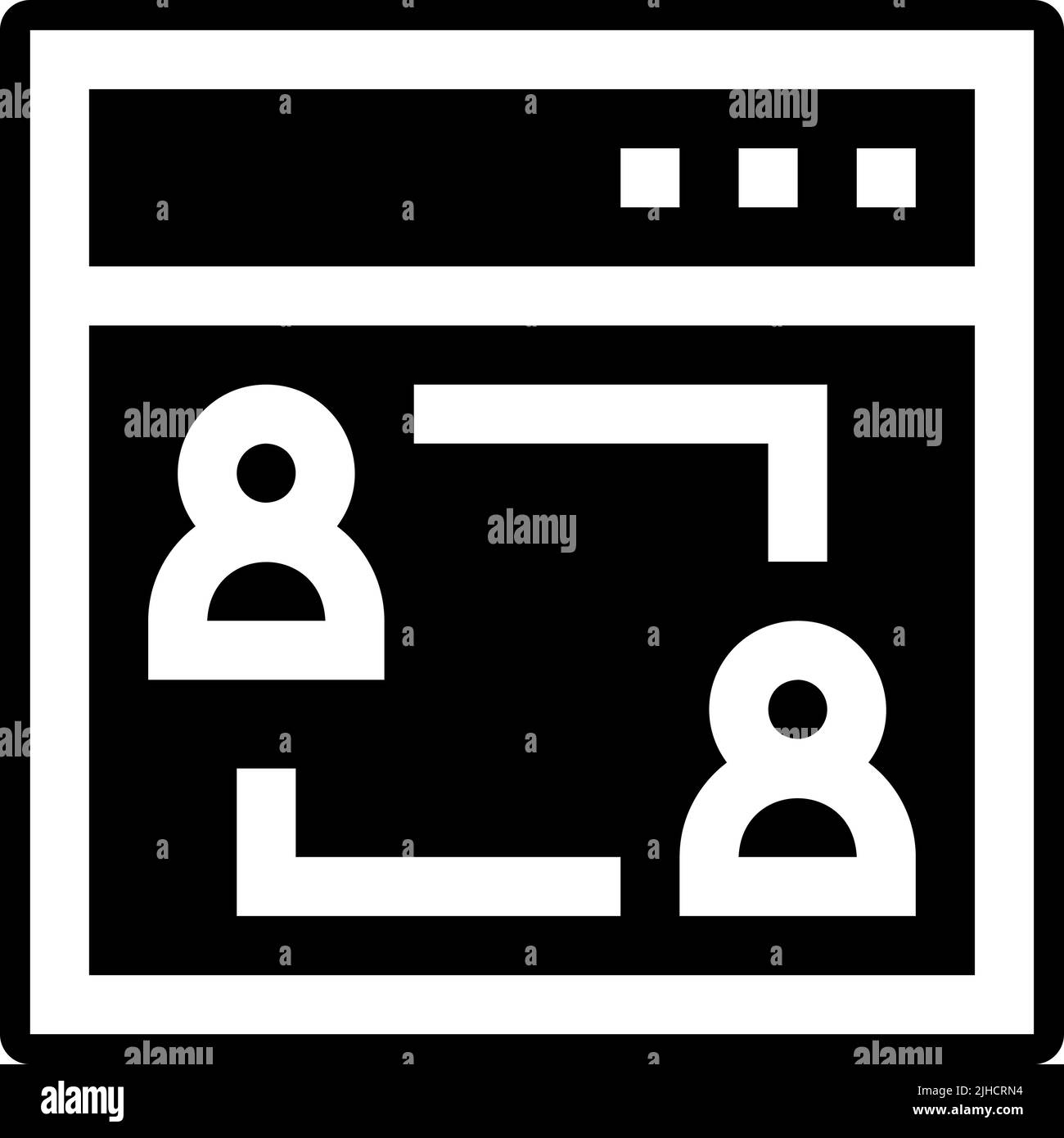 Landing page template work Black and White Stock Photos & Images - Alamy