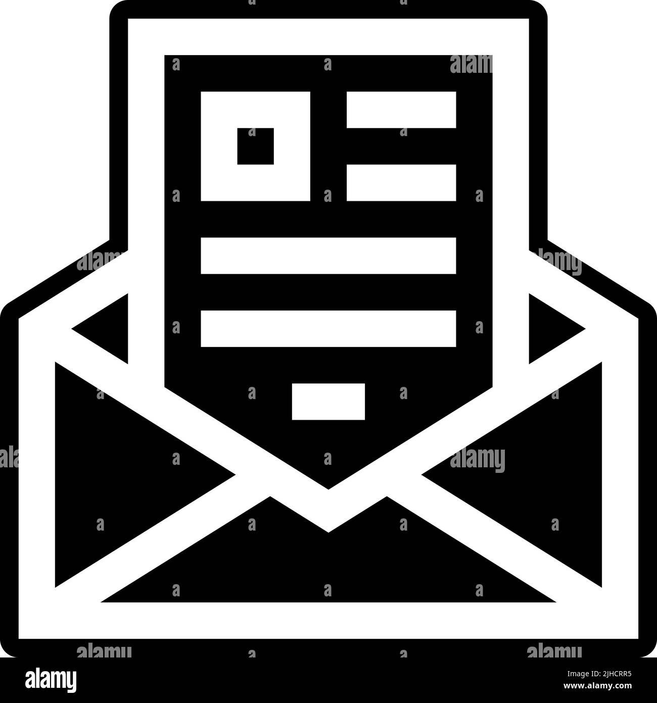 Contacts and communication invitation letter Stock Vector Image & Art ...