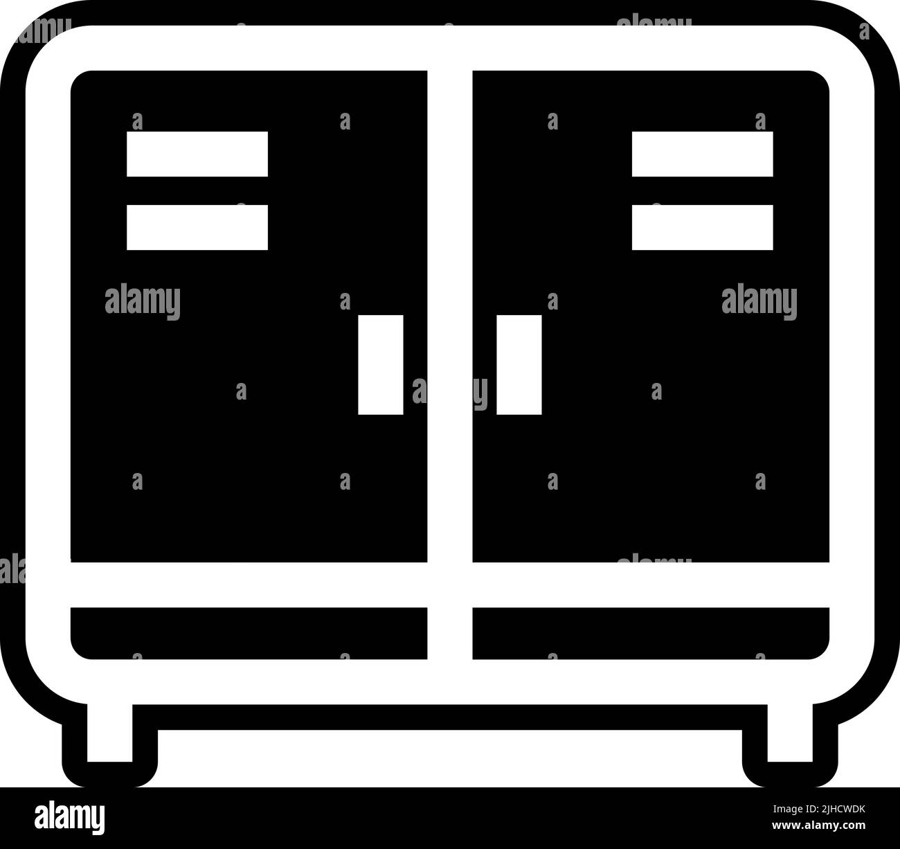 School locker corridor Black and White Stock Photos & Images - Alamy