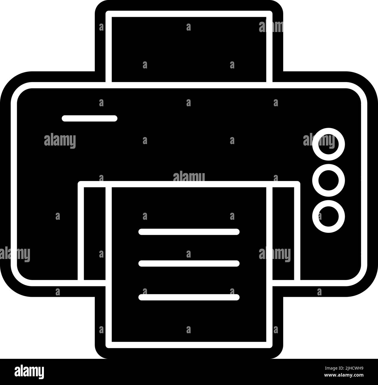 Printer symbol hi-res stock photography and images - Alamy