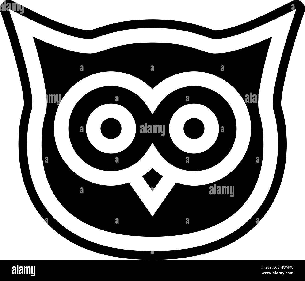 Owl yellow Black and White Stock Photos & Images - Alamy