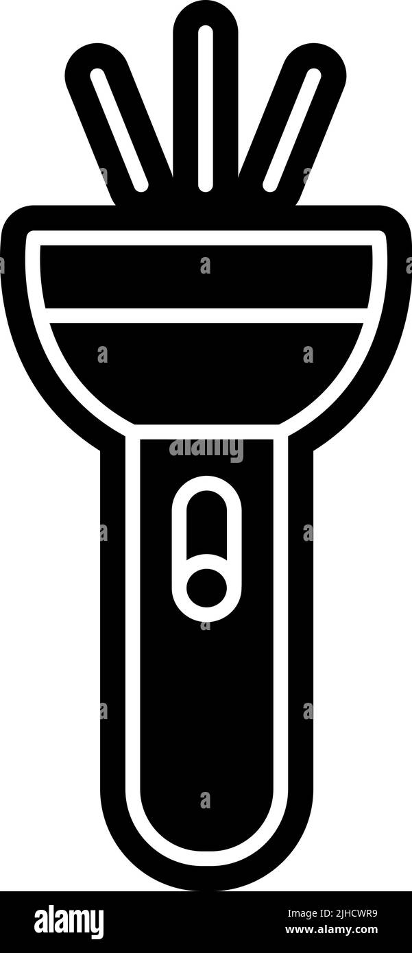 Electric torch and battery Black and White Stock Photos & Images - Alamy