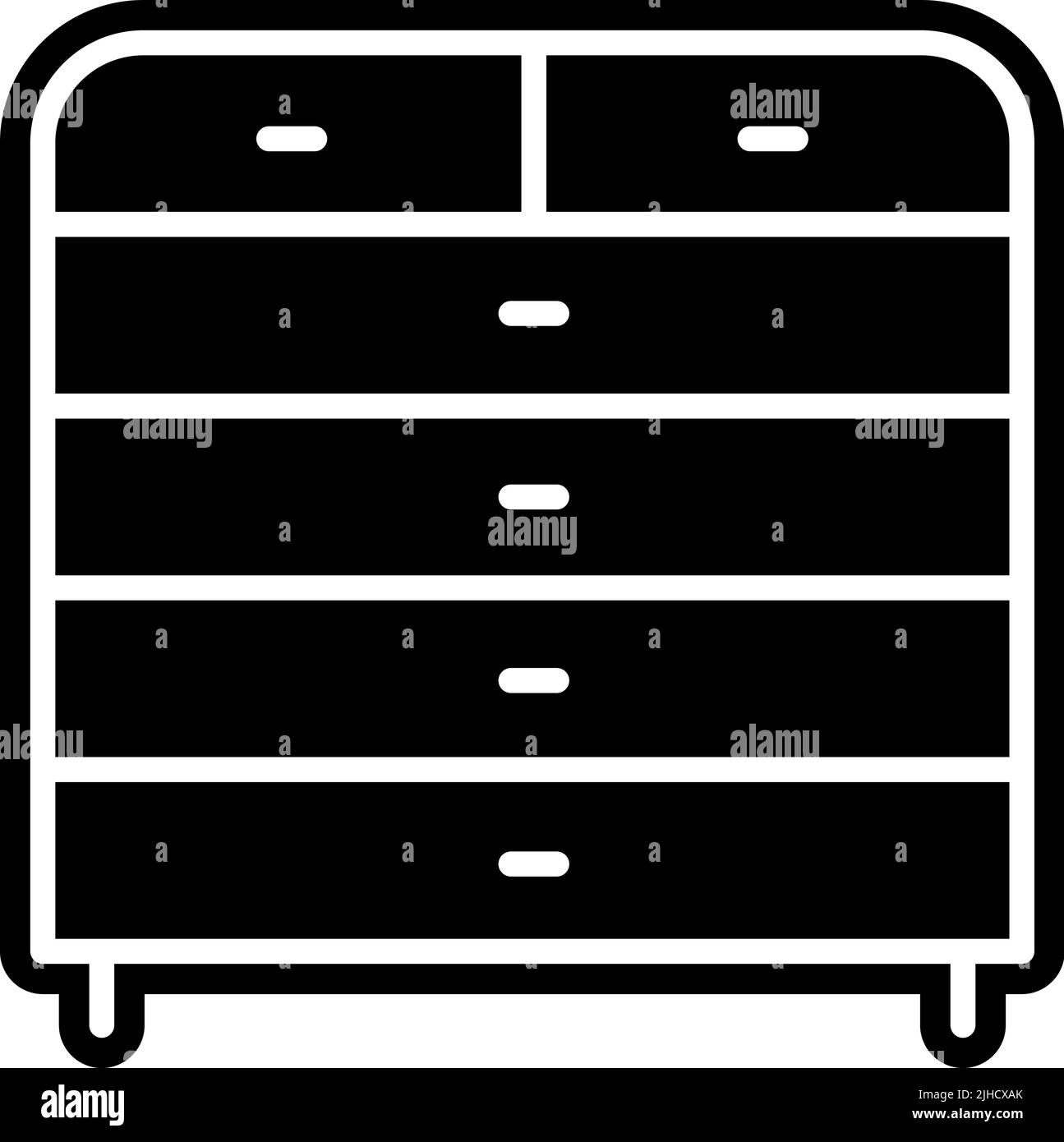 Furniture chest of drawers Stock Vector Image & Art - Alamy