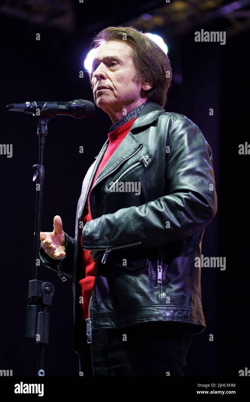 Spanish, singer, Raphael, a meeting with fans at Cultural center ...