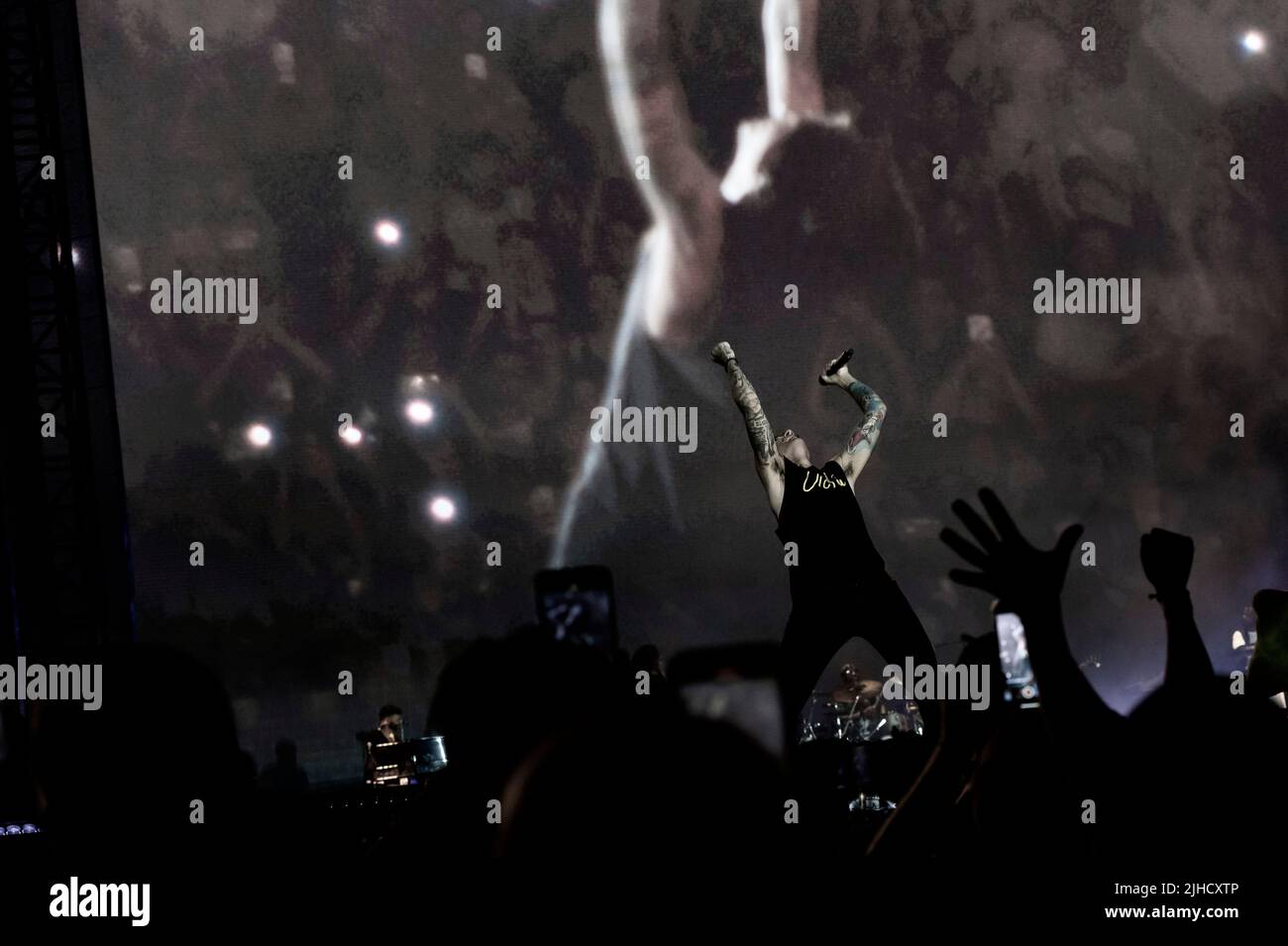 Rome, Italy. 17th July, 2022. Rome, maximum time. Last concert. The ...