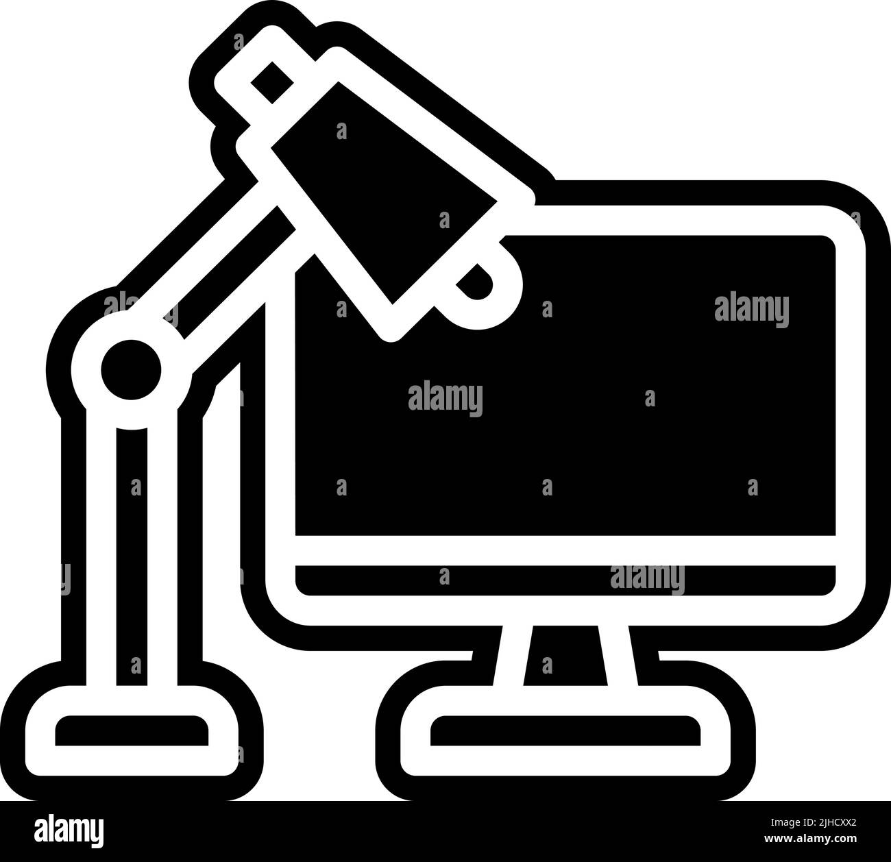 Graphic design desk Stock Vector Image & Art - Alamy