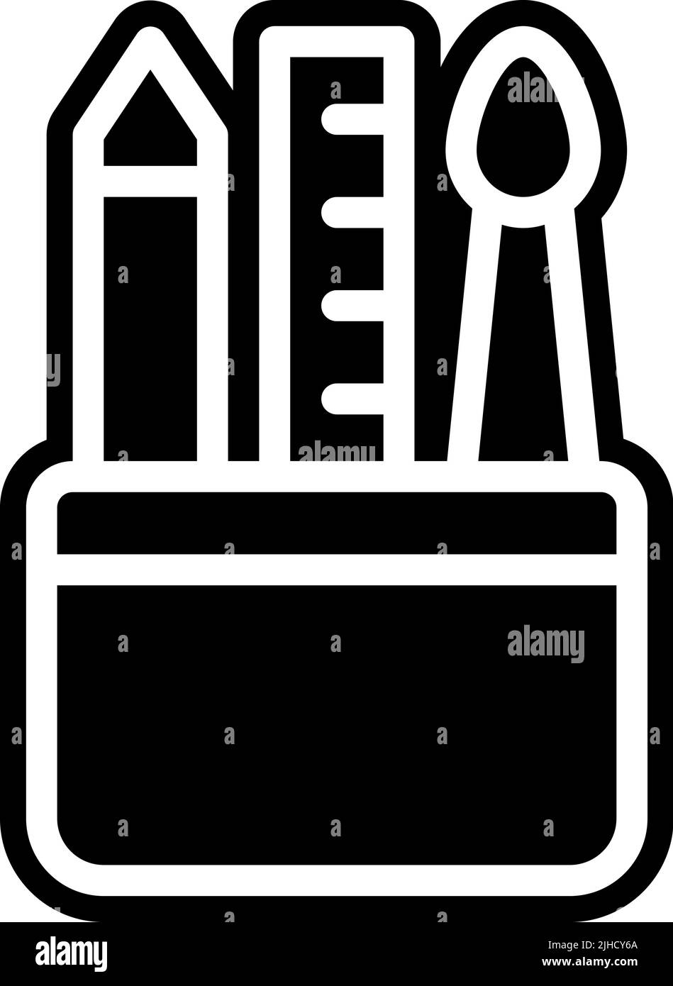 Graphic design pencil case Stock Vector Image & Art - Alamy