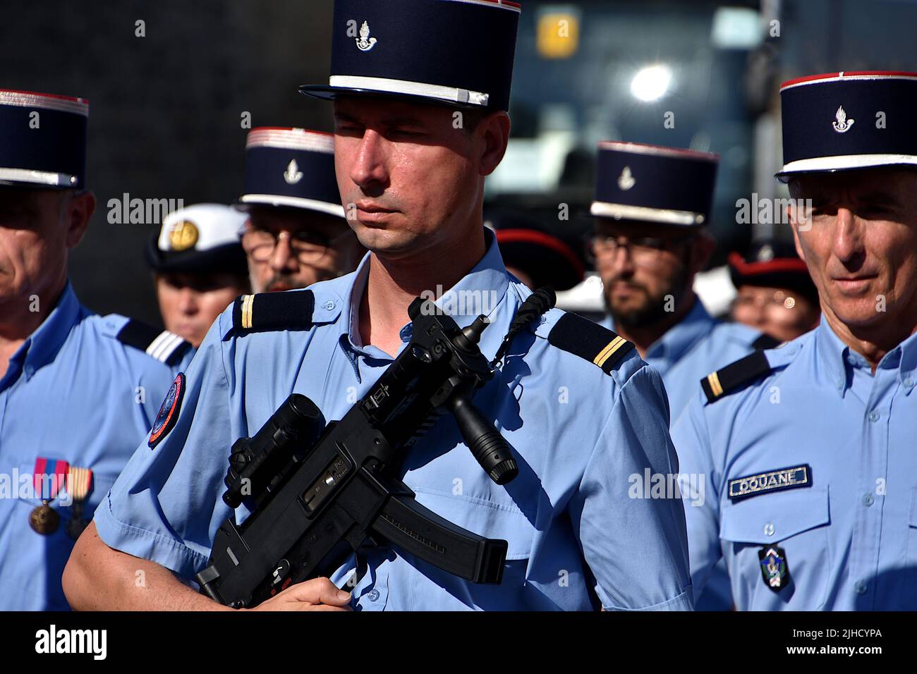 French customs parade hi-res stock photography and images - Alamy