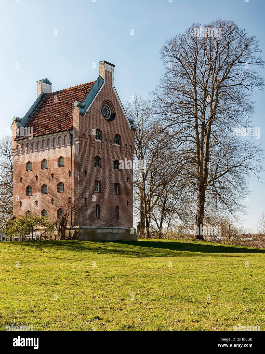 Borgeby castles borjes torn hi-res stock photography and images - Alamy