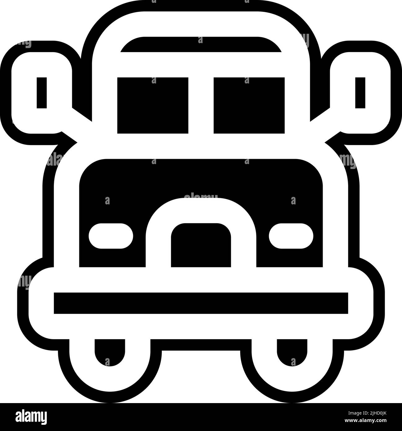 Kindergarten school bus Stock Vector Image & Art - Alamy