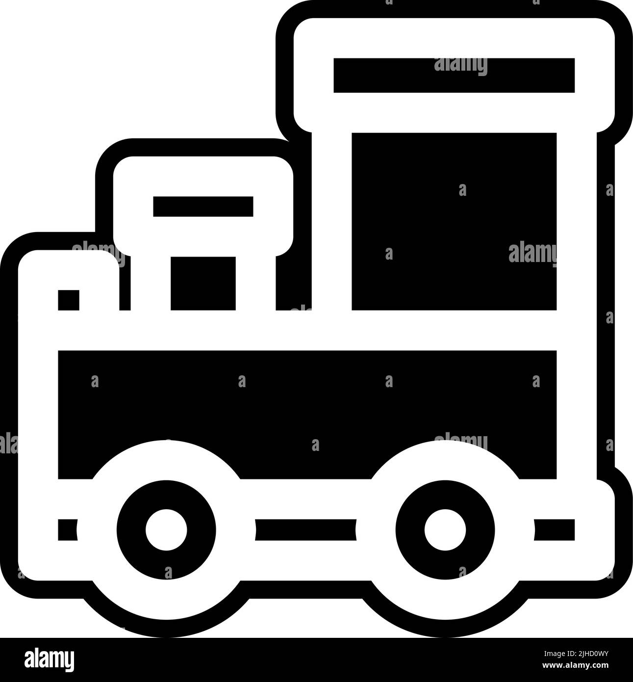 Gift block train baby Stock Vector Images - Alamy