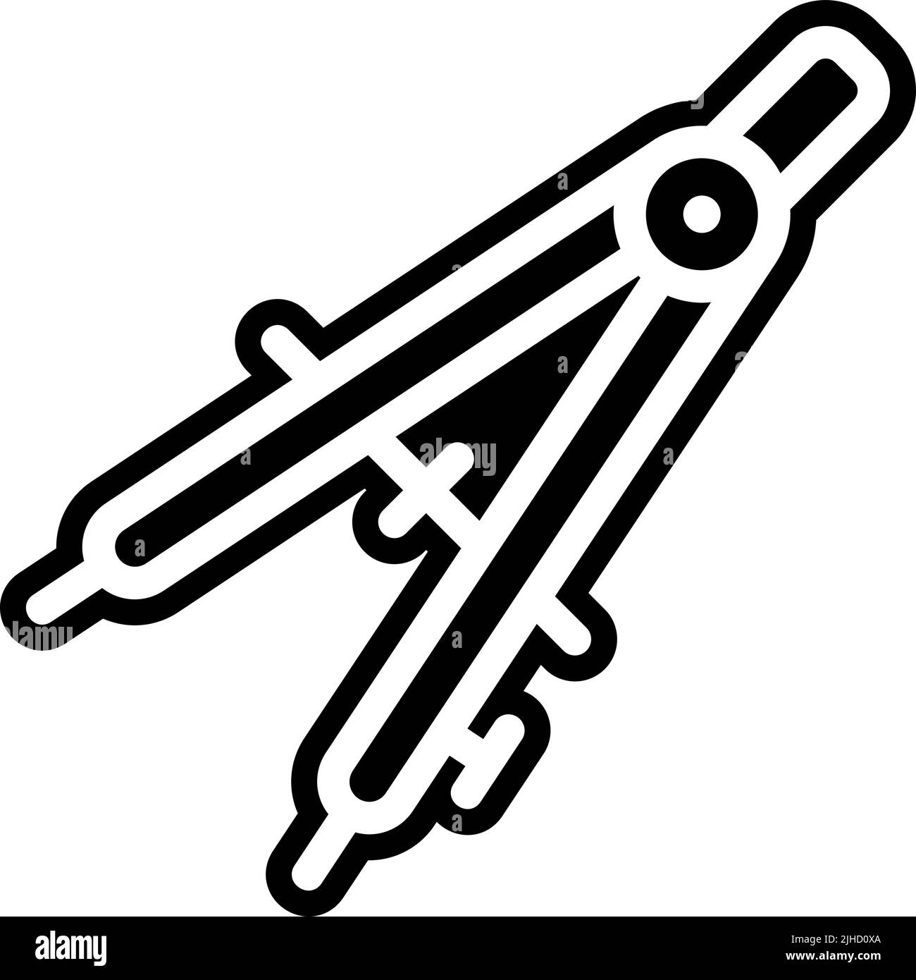 Stationery compass illustration vector Cut Out Stock Images & Pictures ...