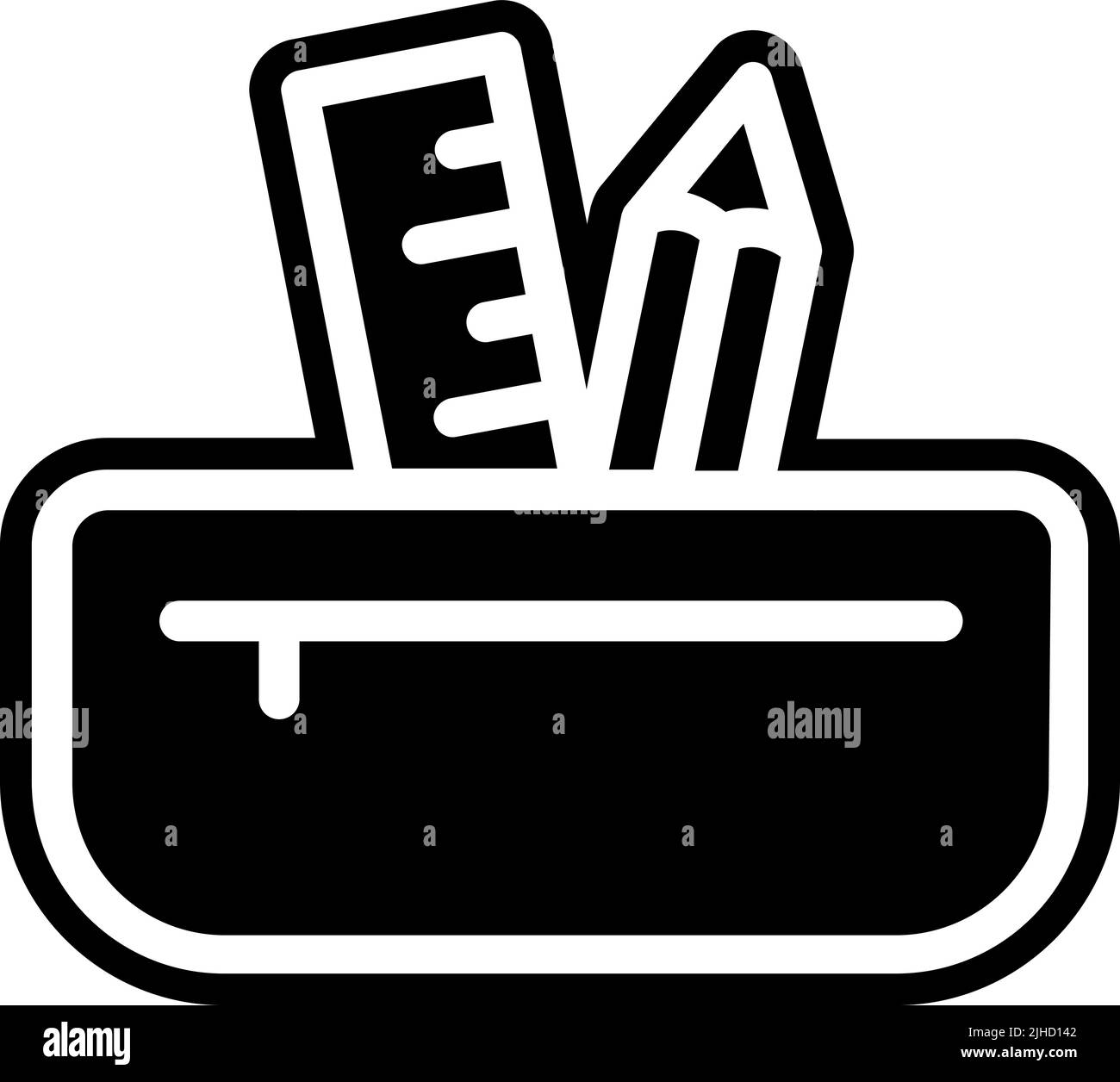 Writing box writing case Stock Vector Images - Alamy