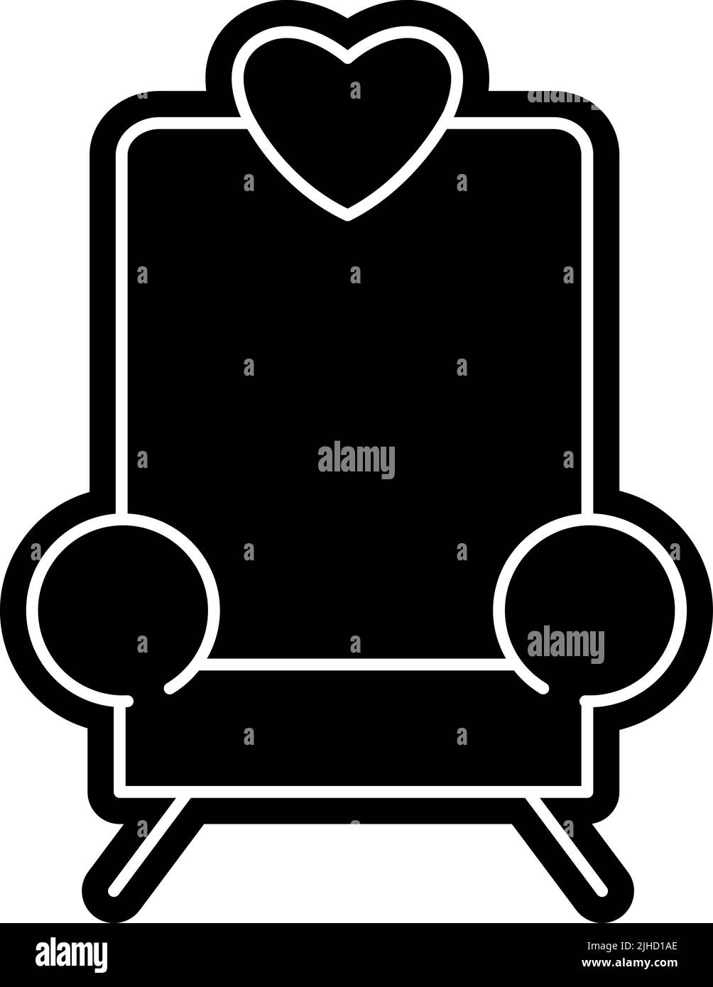 Love chair Stock Vector Image & Art - Alamy