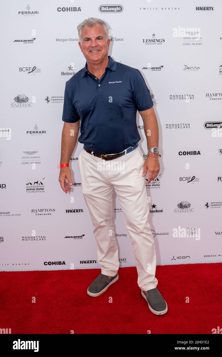 Greg Matthews attends the Hamptons Concours 2022 Celebrating the 75th ...