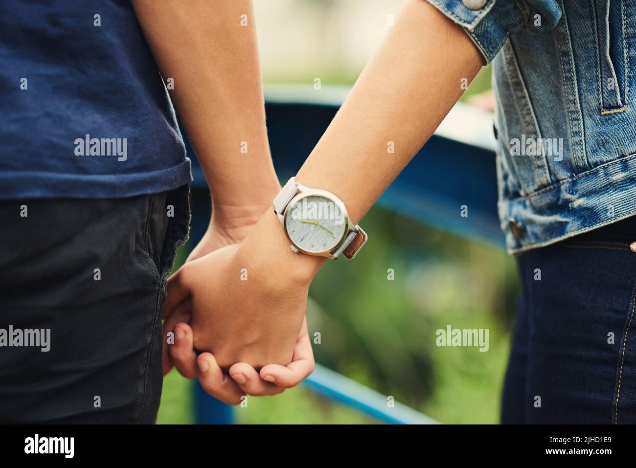 Hold my hand, never let me go in your heart. an unrecognizable couple ...