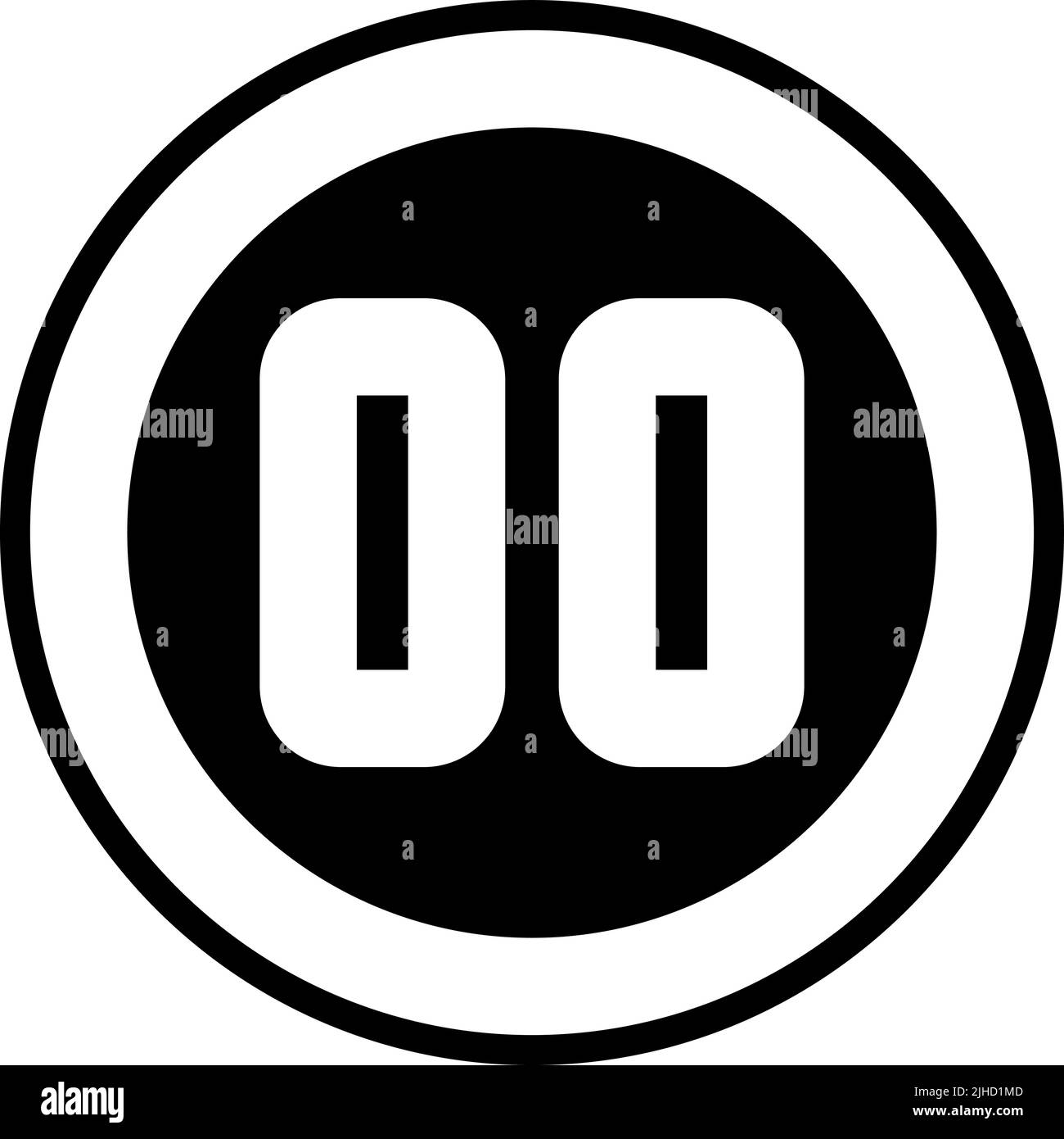 Multimedia ui pause Stock Vector Image & Art - Alamy