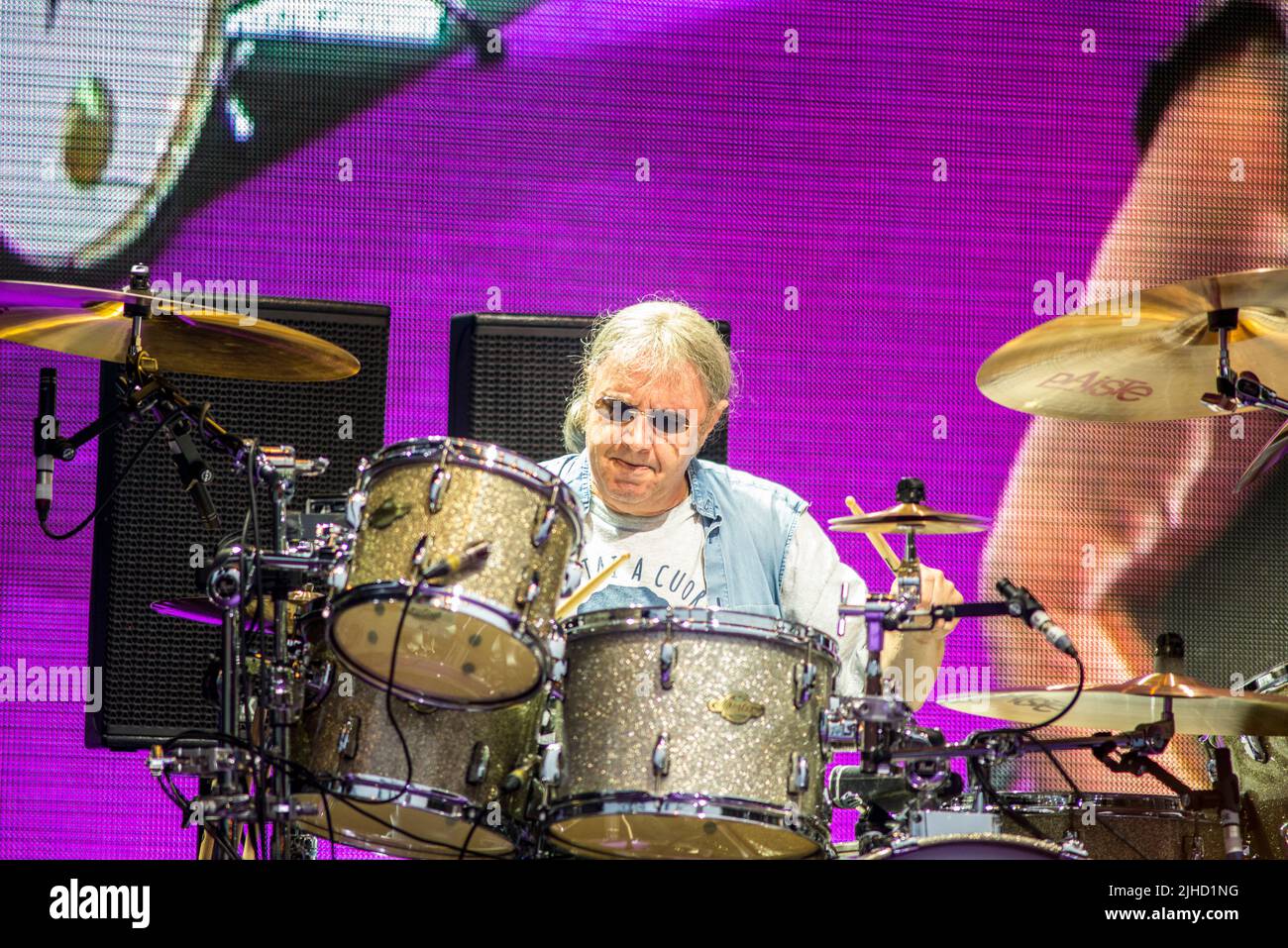 Deep purple drummer deep purple entertainment hi-res stock photography ...
