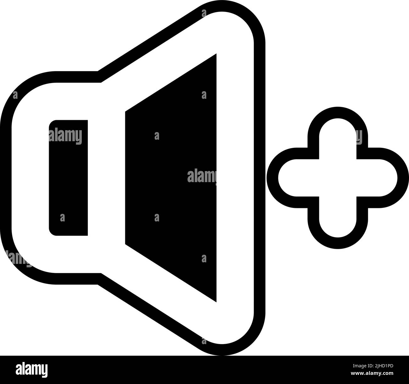 Multimedia ui volume up Stock Vector Image & Art - Alamy