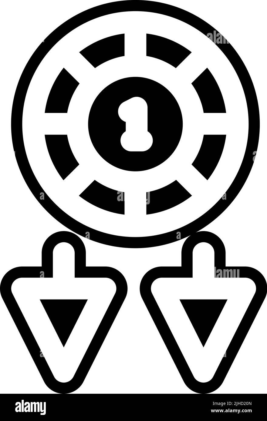 Atomic energy flat linear Stock Vector Images - Alamy