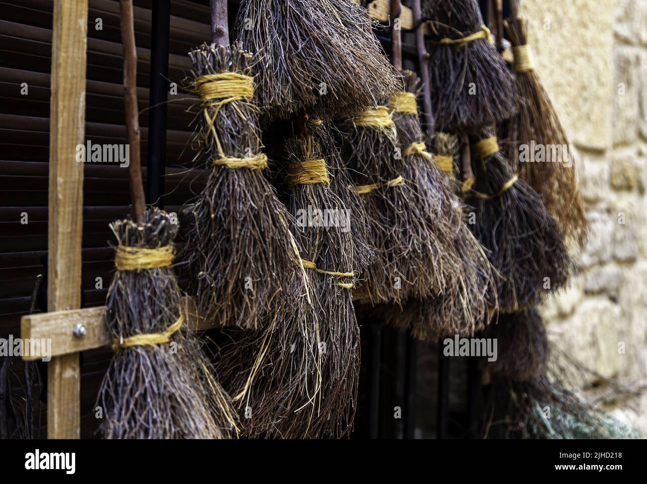 Witches brooms hi-res stock photography and images - Alamy