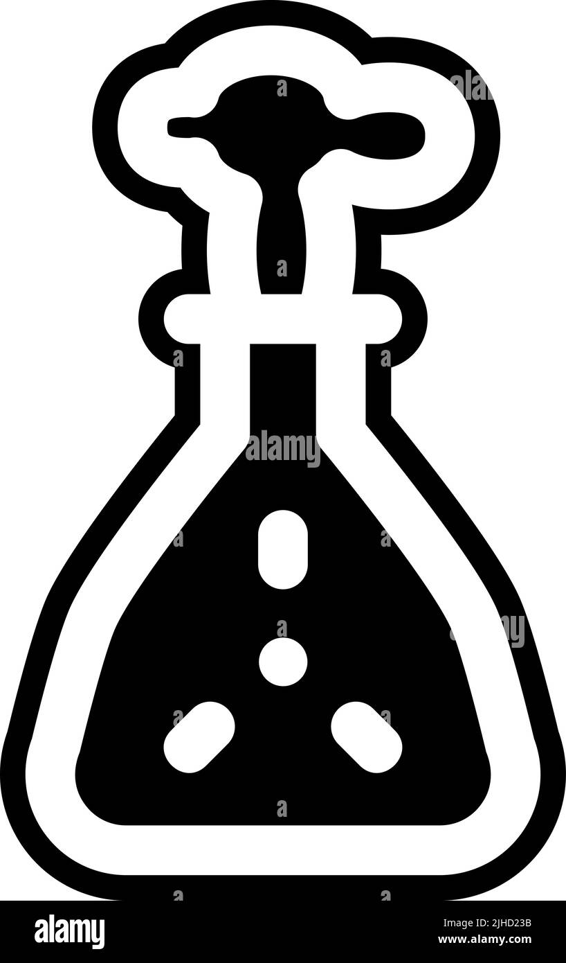 Dna test tube icon Black and White Stock Photos & Images - Alamy