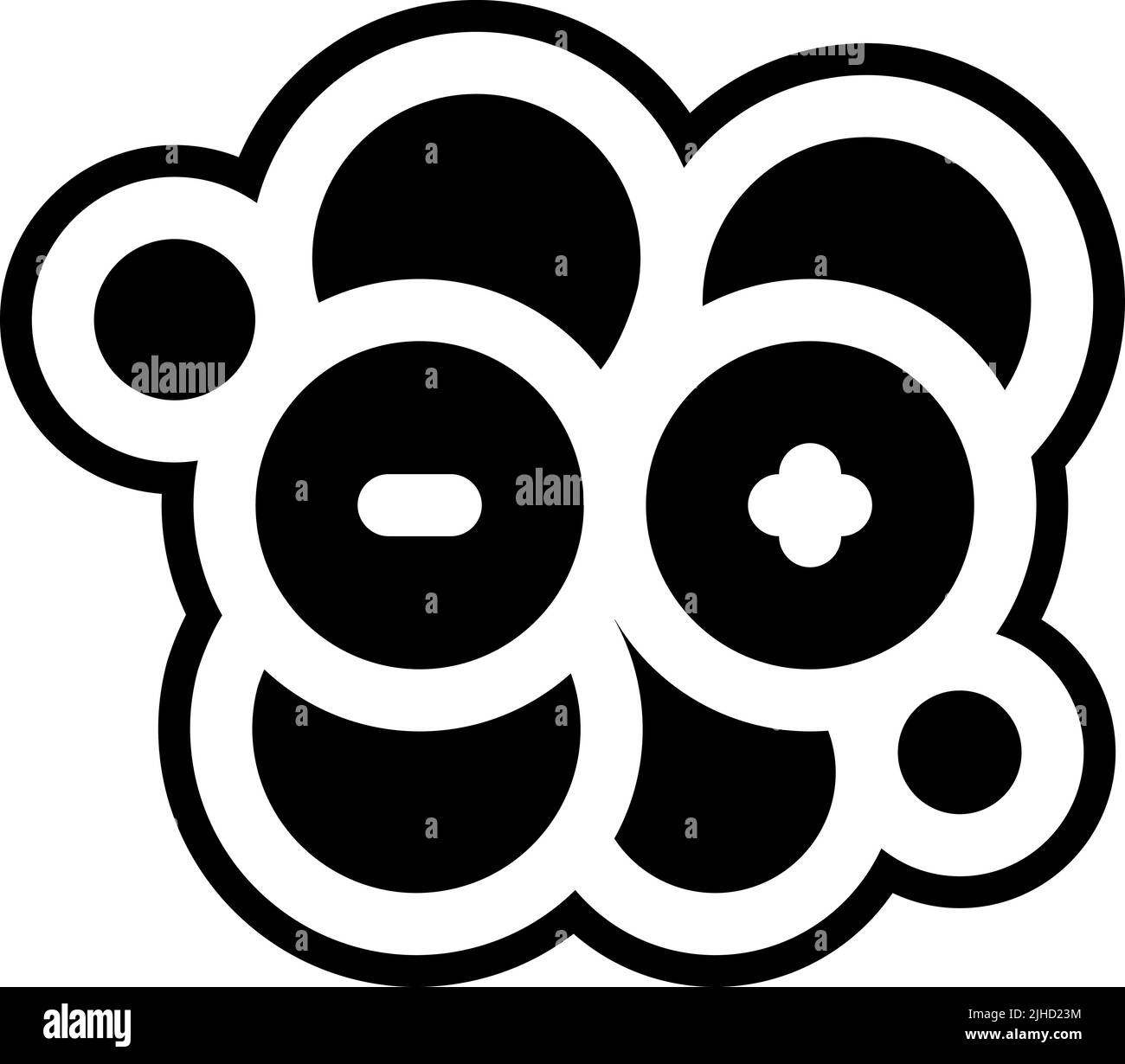 Bohr model of the atom Stock Vector Images - Alamy