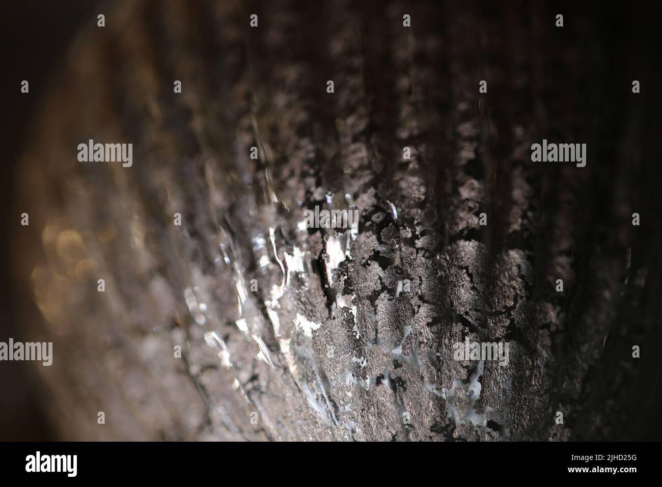 Rusty shiny surface.Shabby metal background with traces of rust ...