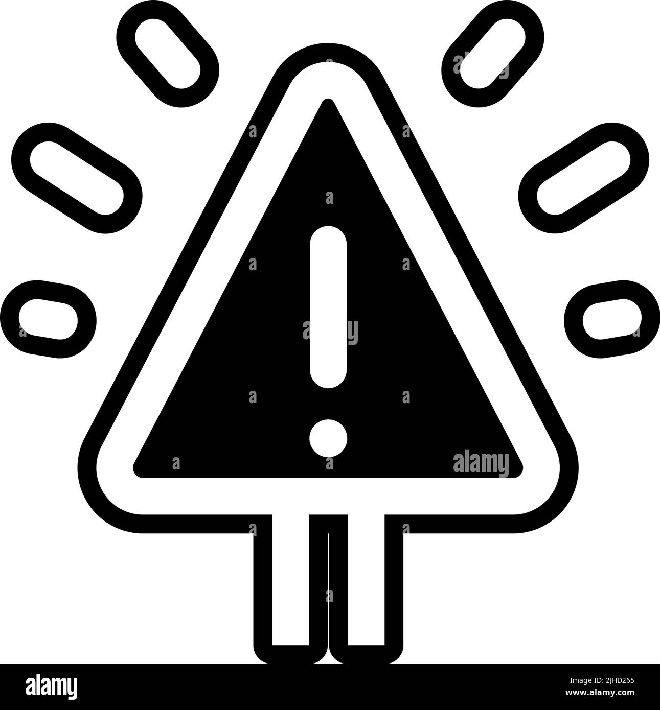 Nuclear energy warning sign Stock Vector Image & Art - Alamy