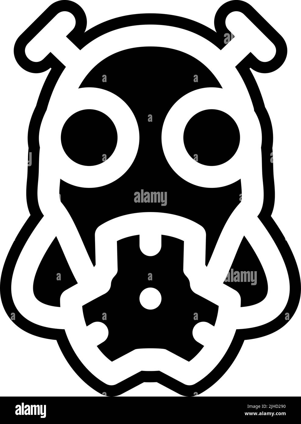 Nuclear energy gas mask Stock Vector Image & Art - Alamy