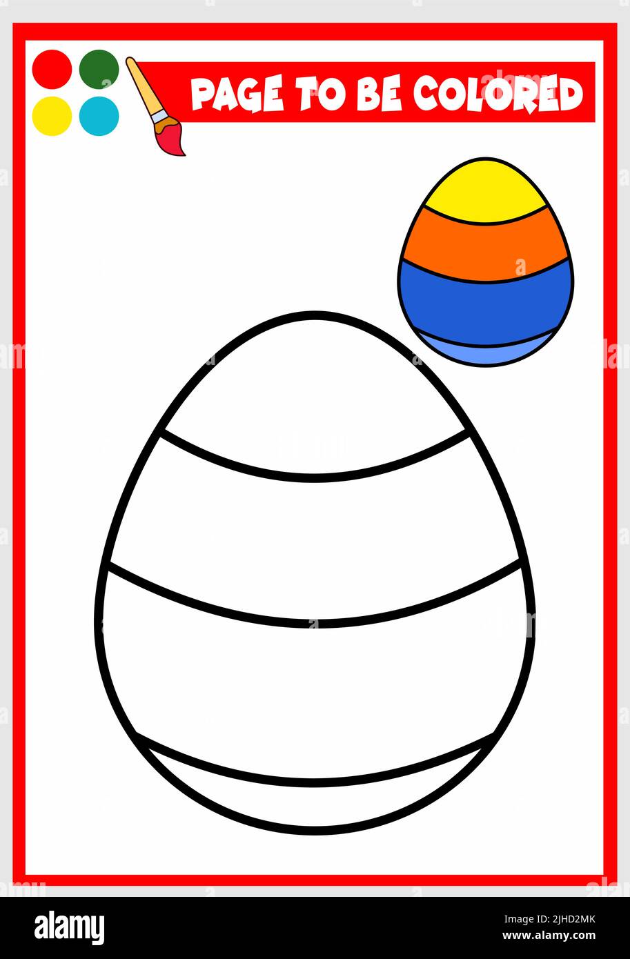 coloring book for kids.easter eggs Stock Vector Image & Art - Alamy