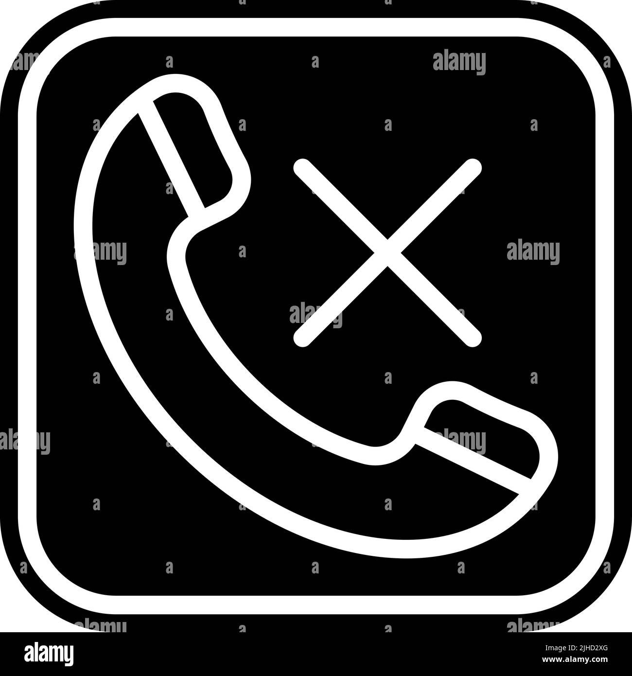 Phone blocked Stock Vector Image & Art - Alamy